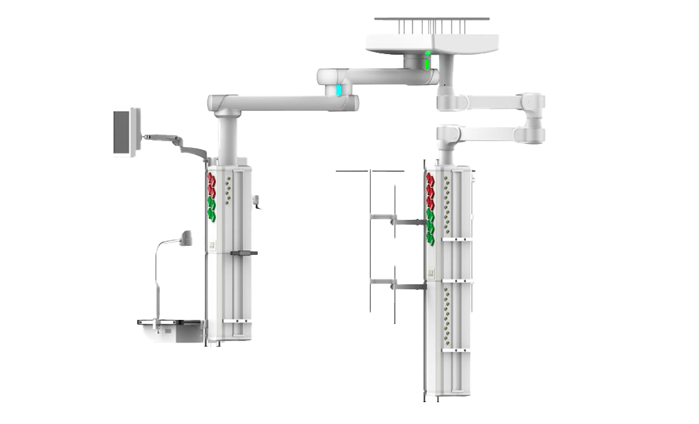 Tandem MediBoom/VALiA X + Versorgungskonsolen | Ondal Medical Systems